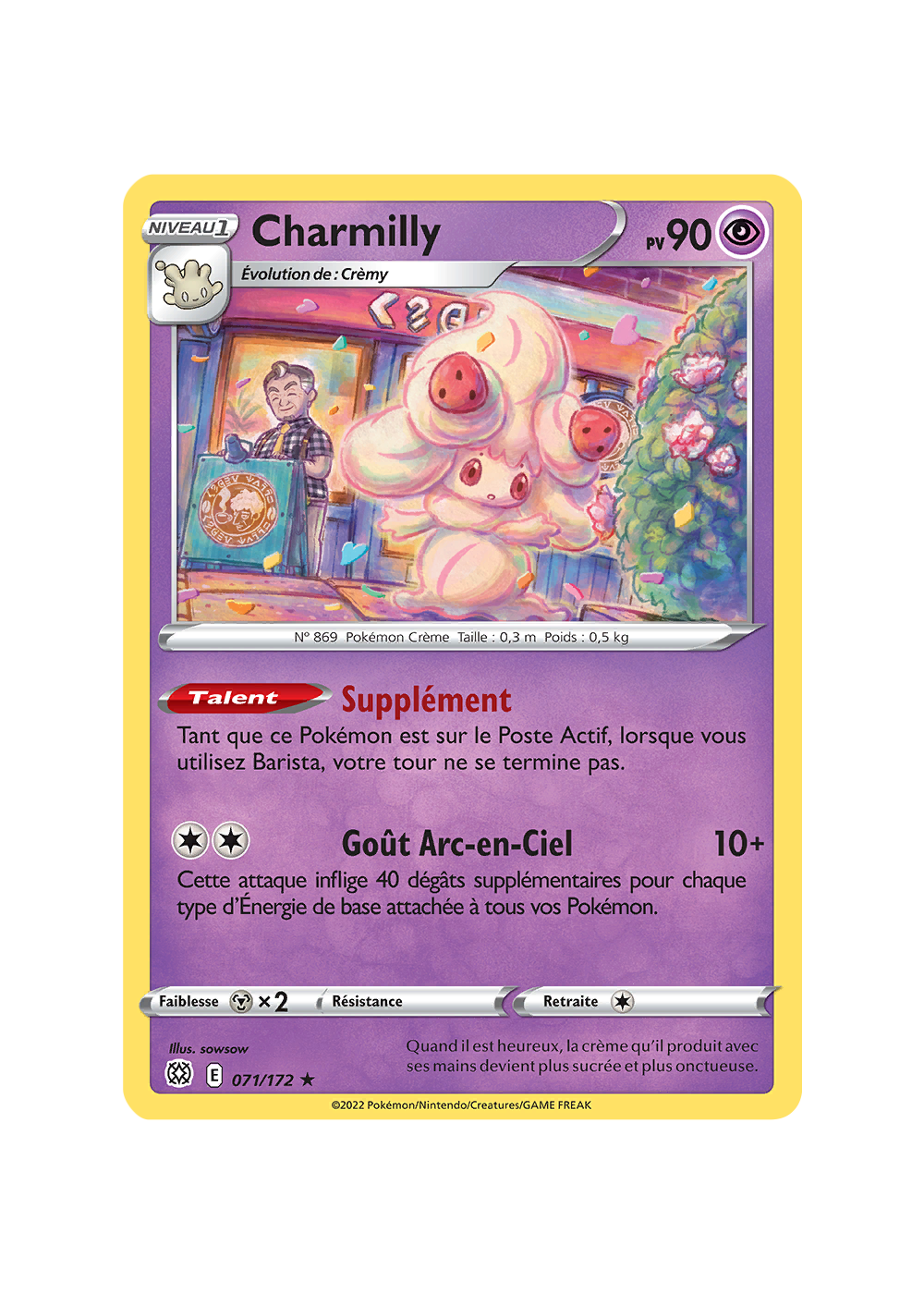 Carte Pokémon Charmilly 071/172 Rare Stars Étincelantes