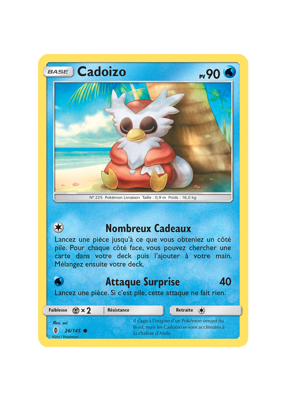 Carte Pokémon Cadoizo 26/145 Commune Gardiens Ascendants