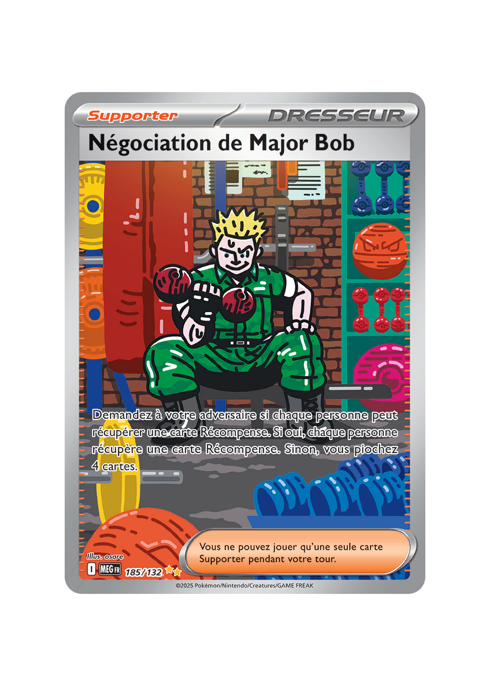 Carte Pokémon Négociation de Major Bob 185/132 Alternative Méga ...