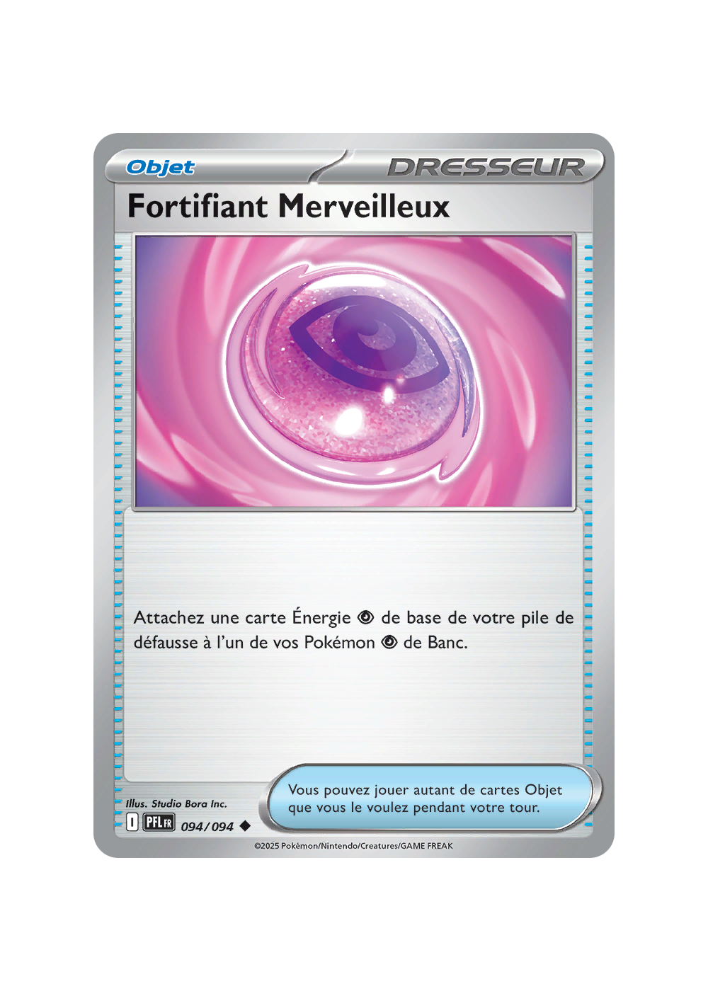 Carte Pokémon Fortifiant Merveilleux 094/094 Peu commune Flammes ...